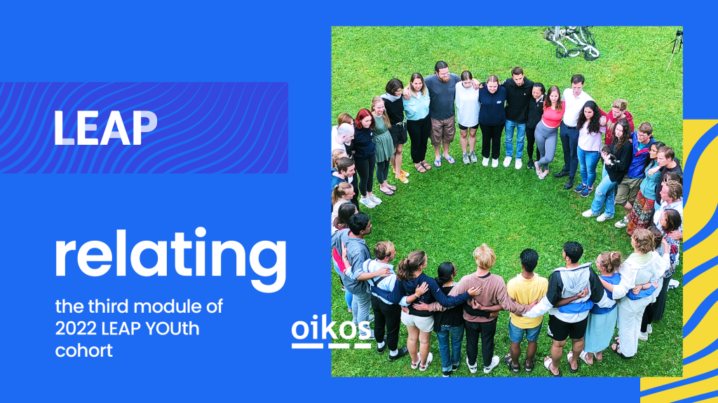 Relating - LEAP YOUth Module 3 - oikos International